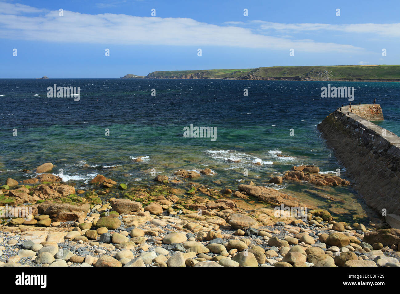 Sennen Cove harbour, West Cornwall, England, UK Stock Photo - Alamy