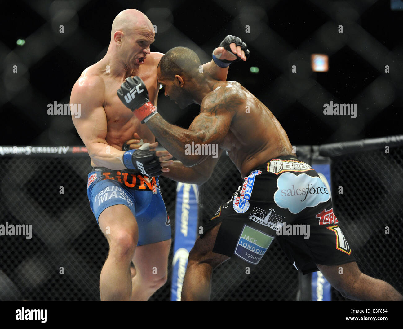 UFC Fight Night event at Phones 4 U Arena Featuring: Jimi Manuwa,Ryan ...