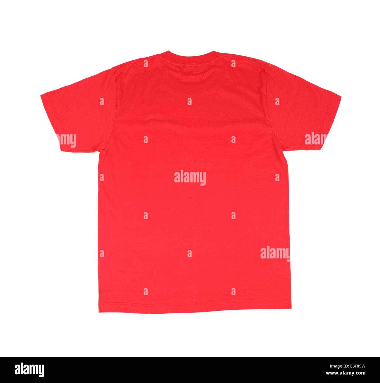 Female blank red t shirt back hi-res stock photography and images - Alamy