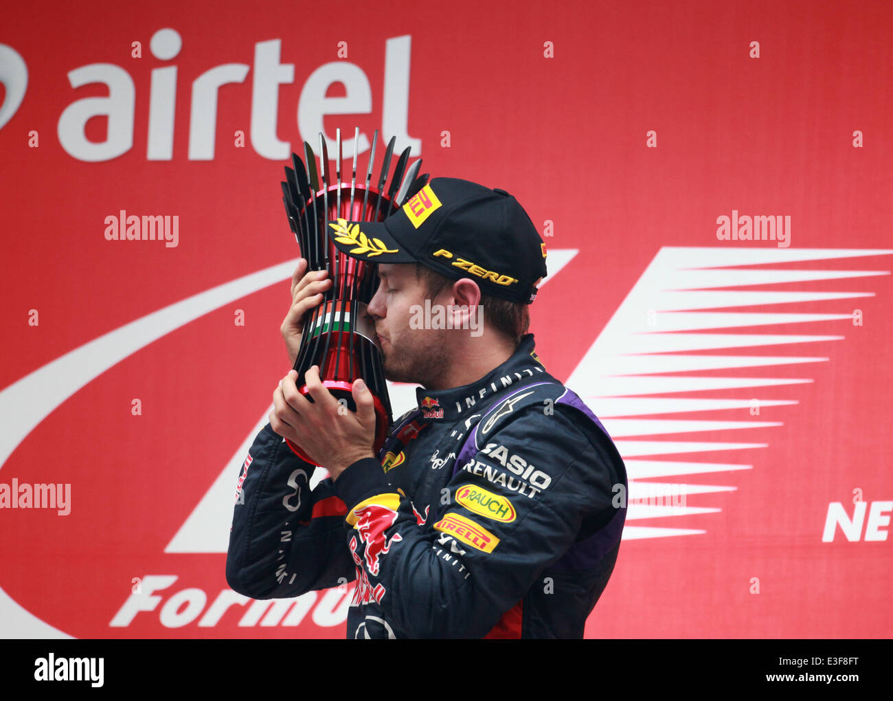 Sebastian VETTEL, Germany, Red Bull-Renault RB9 F1 car - is again World ...