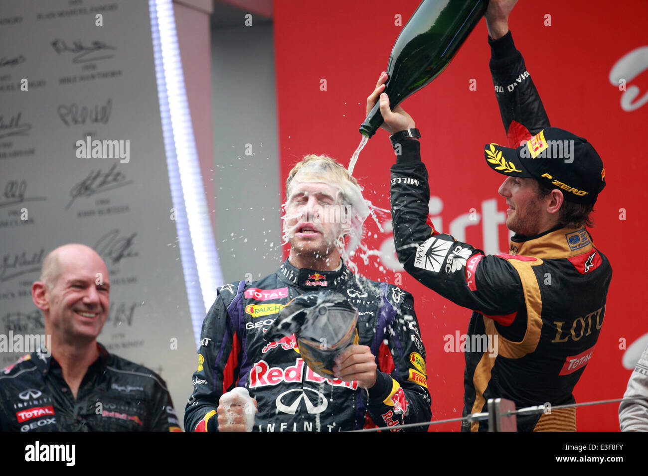 Sebastian VETTEL, Germany, Red Bull-Renault RB9 F1 car - is again World ...