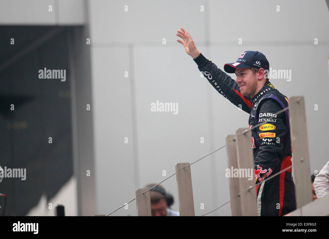 Sebastian VETTEL, Germany, Red Bull-Renault RB9 F1 car - is again World ...