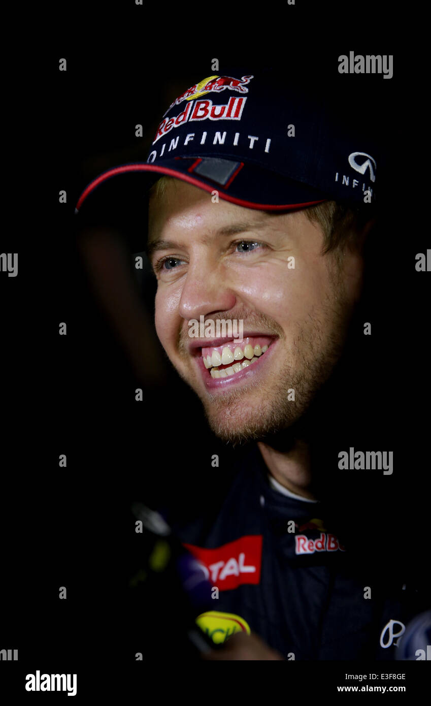 Sebastian VETTEL, Germany, Red Bull-Renault RB9 F1 car 2013 FORMULA 1 ...