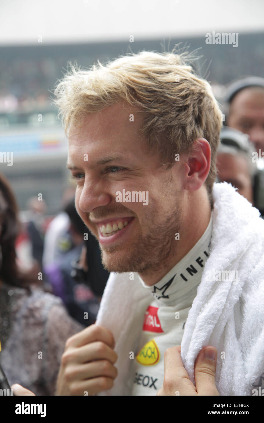 Sebastian VETTEL, Germany, Red Bull-Renault RB9, 2013 FORMULA 1 AIRTEL ...
