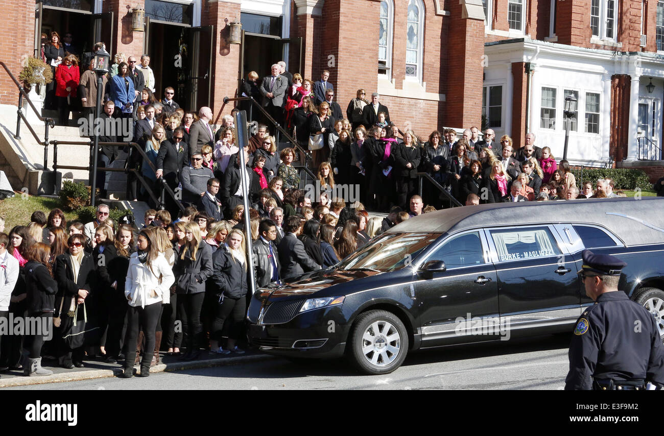 The funeral of Colleen Ritzer, the 24-year-old math teacher from ...