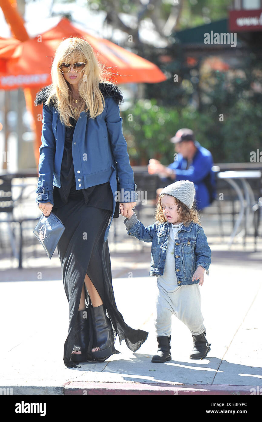 Rachel Zoe takes her son Skyler out for frozen yogurt in west hollywood ...