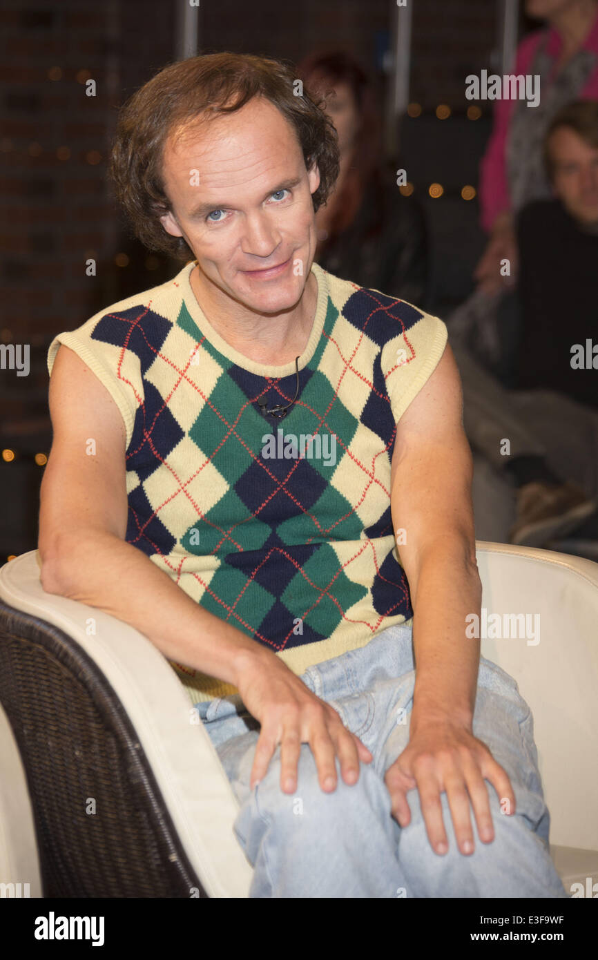 German ZDF TV talkshow Markus Lanz at Fernsehmacher-Studio Featuring ...