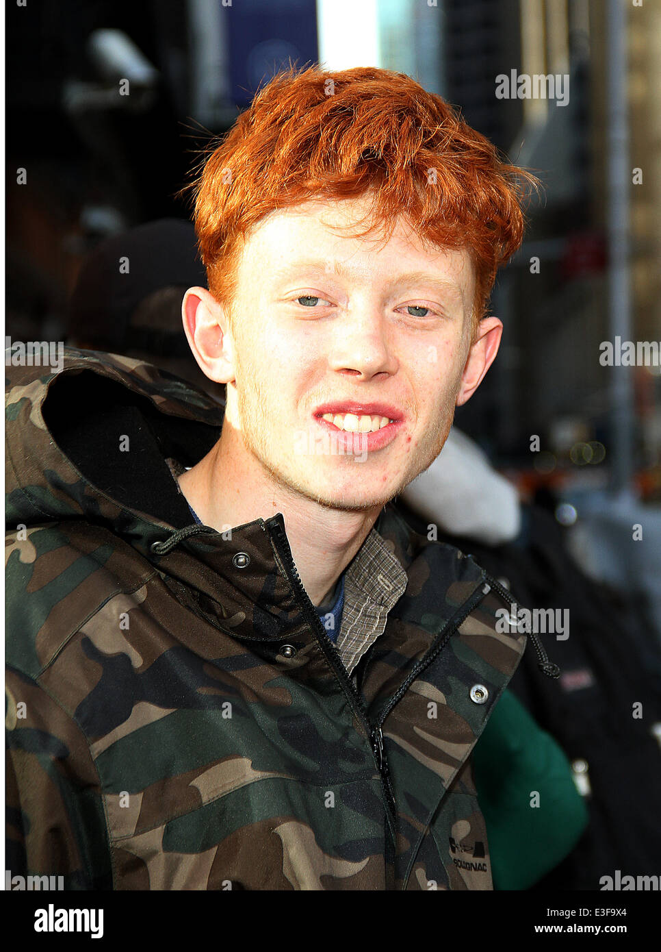 Celebrities outside The Ed Sullivan Theater for the taping on the Late ...