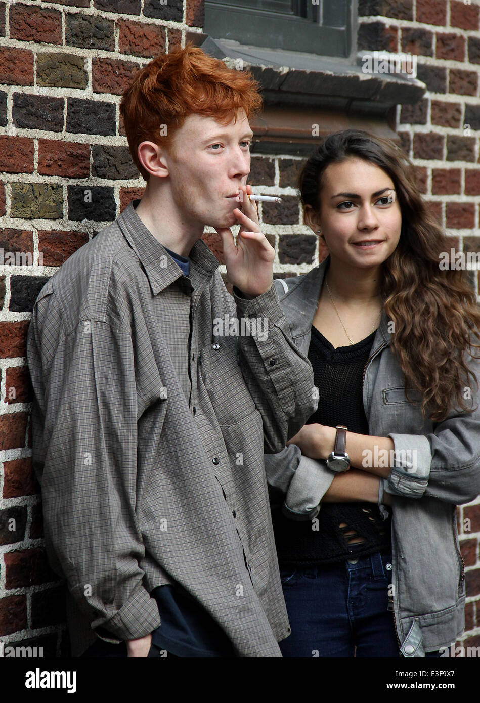 Celebrities outside The Ed Sullivan Theater for the taping on the Late ...