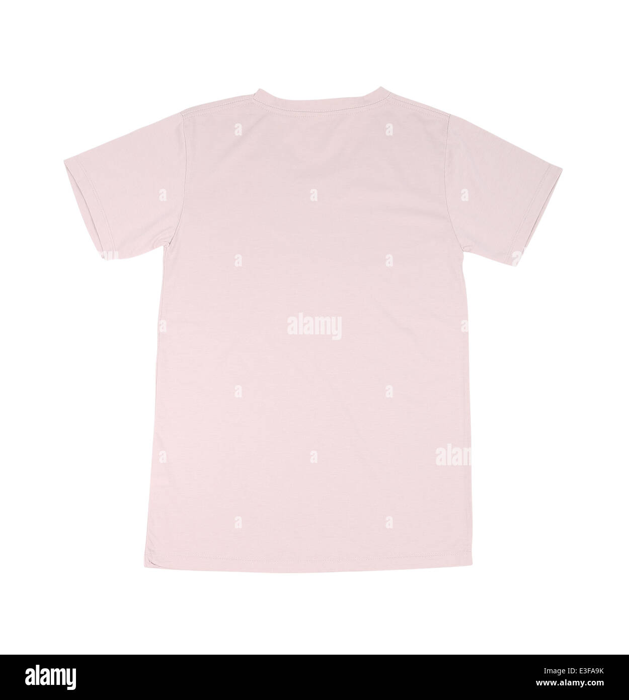 Man blank t shirt back side Cut Out Stock Images & Pictures - Alamy