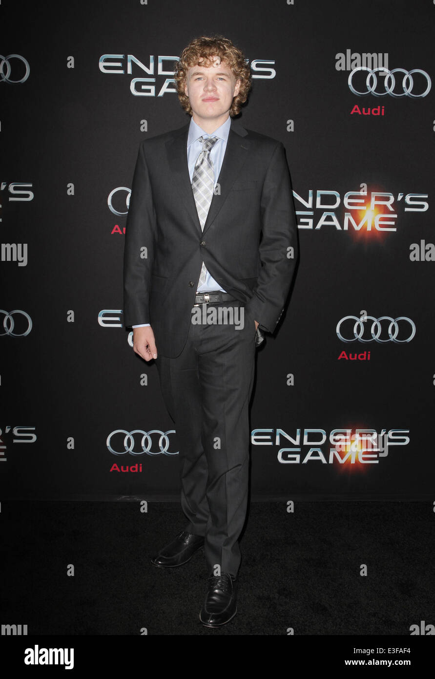 Ender's Game - Los Angeles Premiere - Arrivals Featuring: Caleb J ...