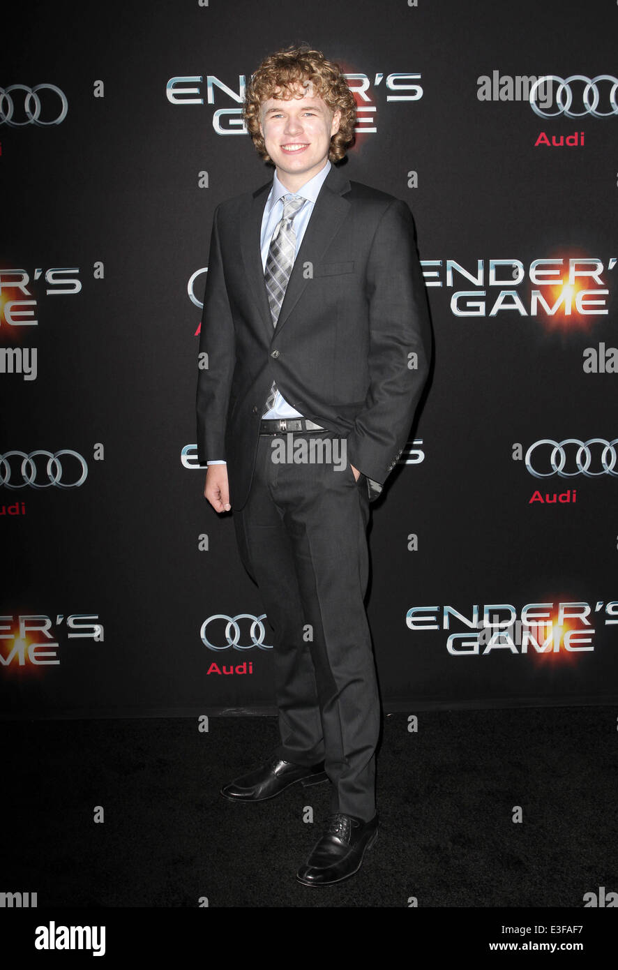 Ender's Game - Los Angeles Premiere - Arrivals Featuring: Caleb J ...