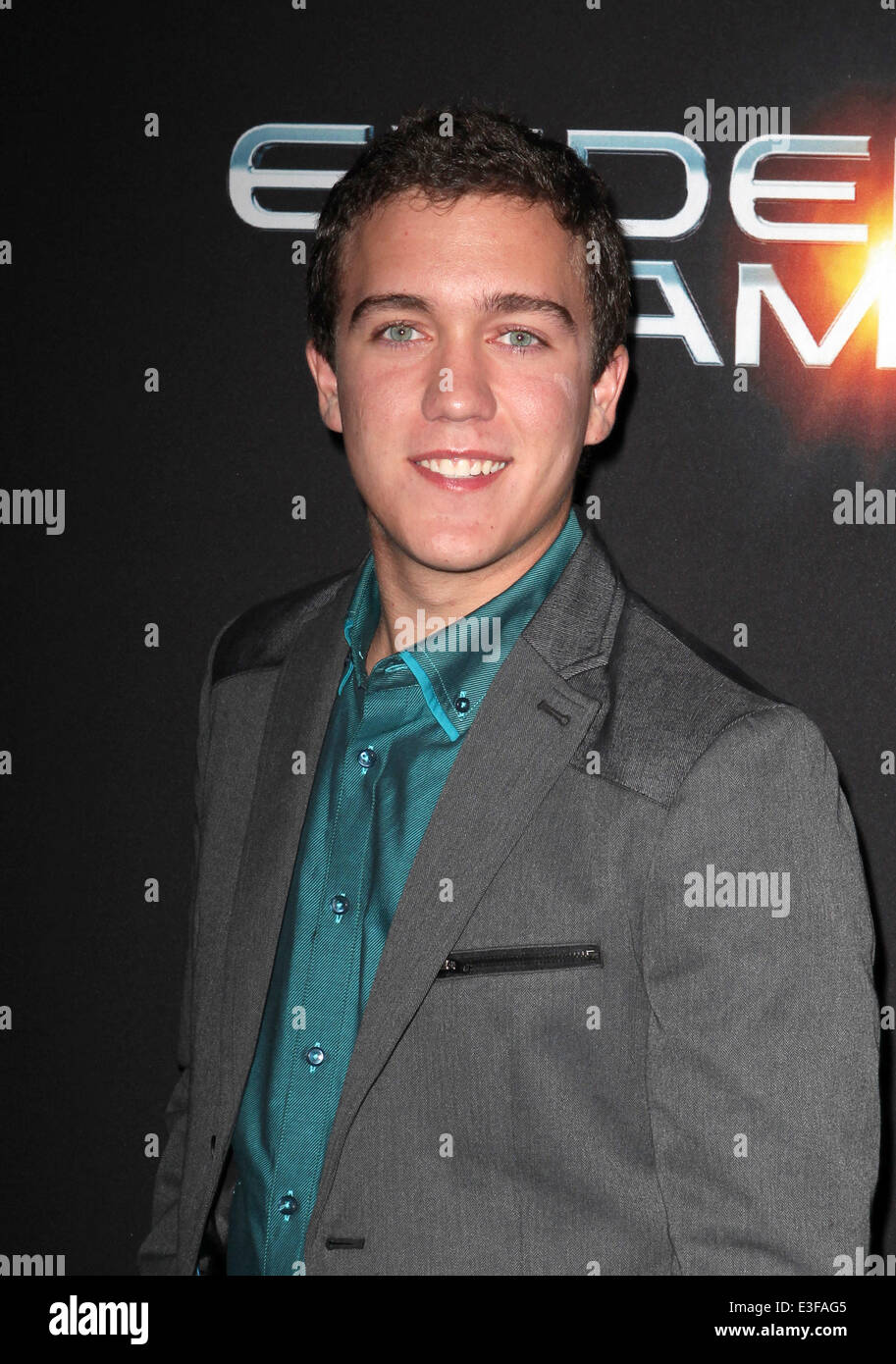 Ender's Game - Los Angeles Premiere - Arrivals Featuring: Cameron ...