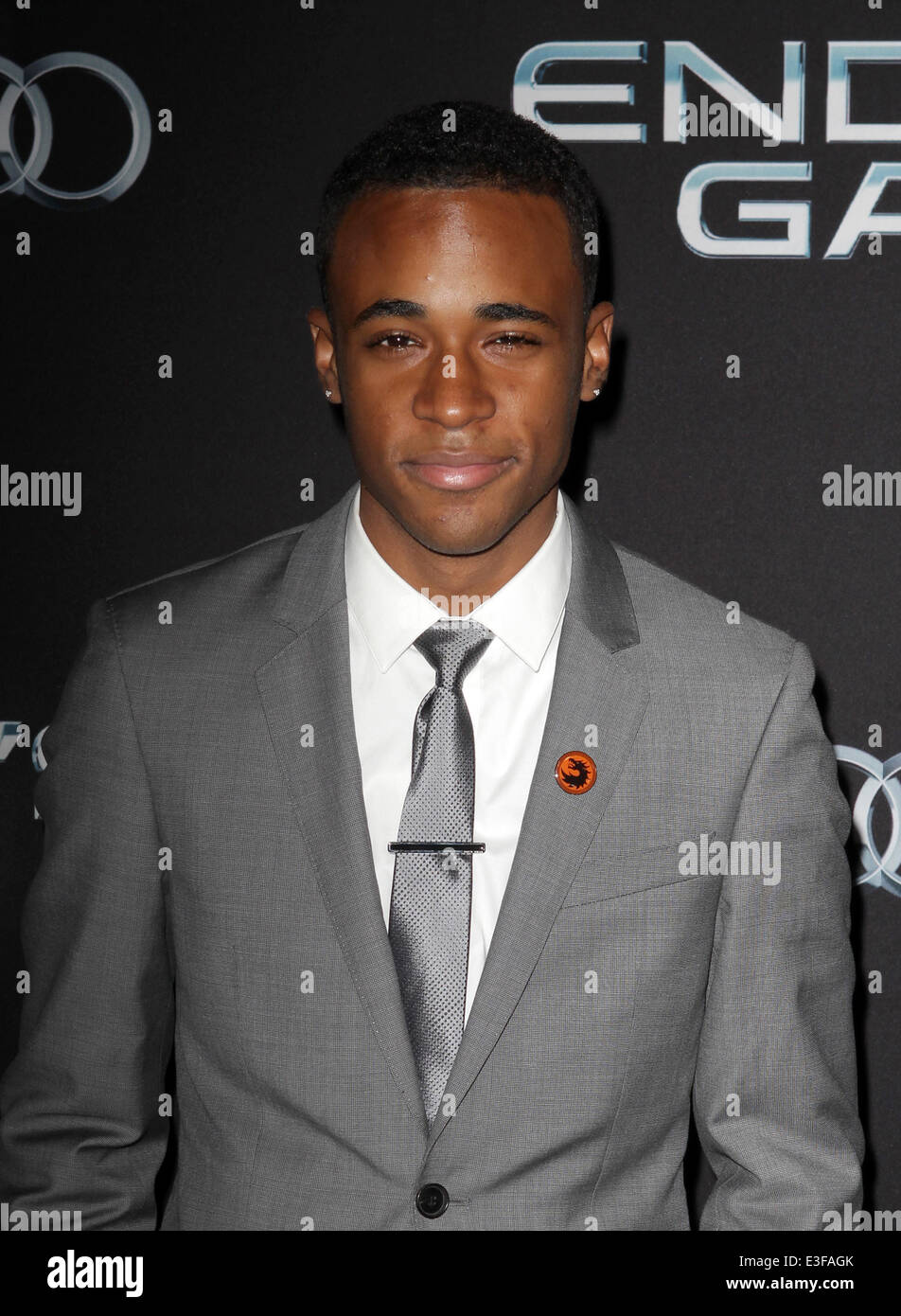 Ender's Game - Los Angeles Premiere - Arrivals Featuring: Khylin Rhambo ...