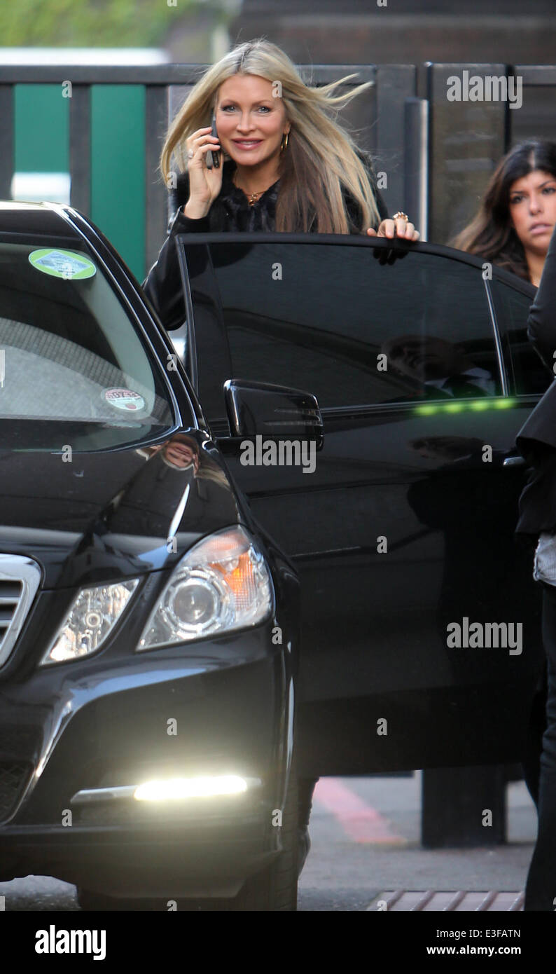 Caprice outside the ITV studios Featuring: Caprice Where: London ...