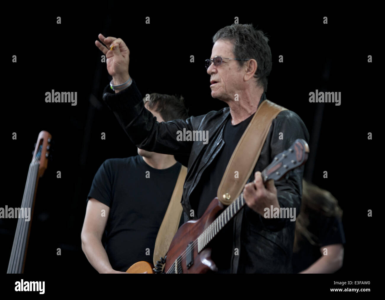 Lou Reed performs live at The Hop Farm Music Festival Featuring: Lou ...