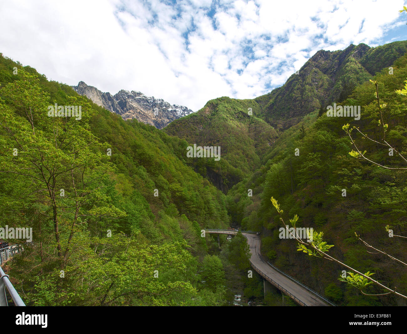 Centovalli - hundred valleys, Switzerland: View from Intragna on the ...