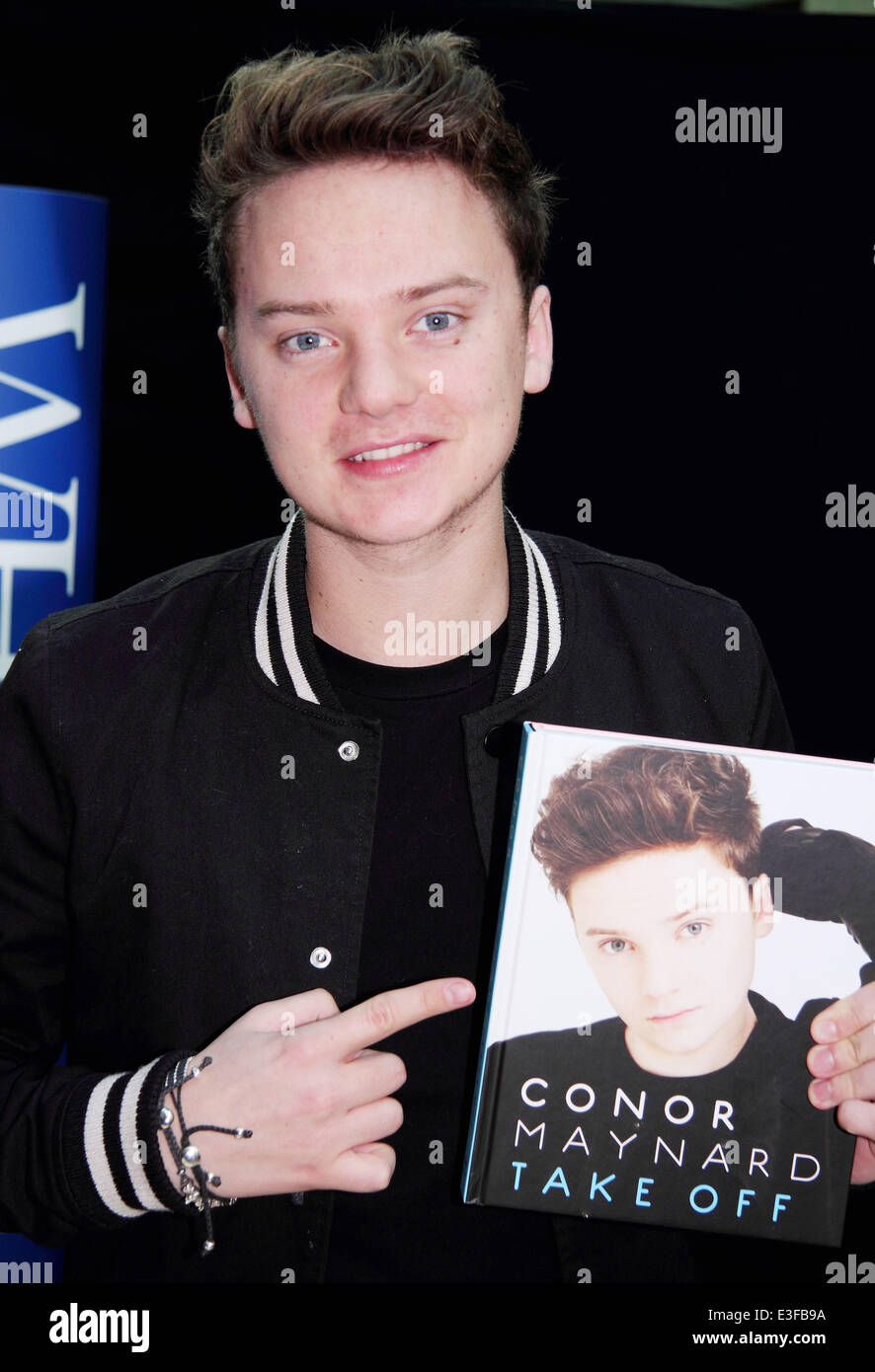 Conor Maynard meets fans and signs copies of his new book ‘Take Off' at ...