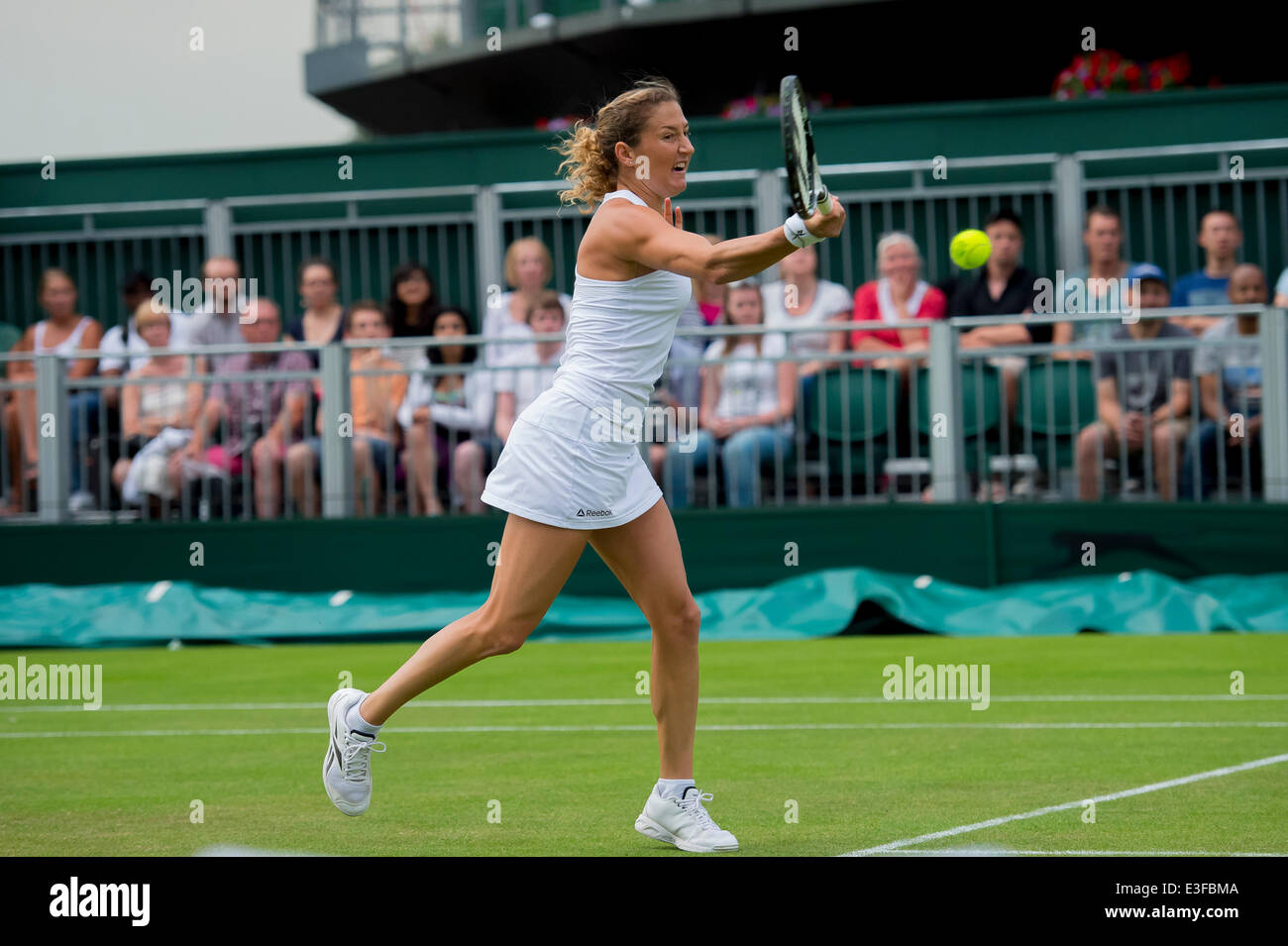 London, UK. 23rd June, 2014. Wimbledon Tennis Championships Shahar Peer ...
