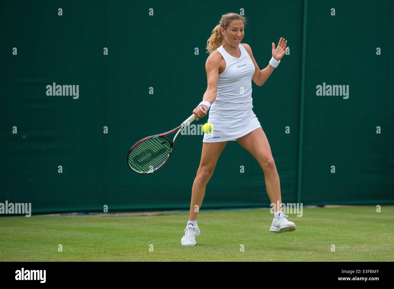 London, UK. 23rd June, 2014. Wimbledon Tennis Championships Shahar Peer ...