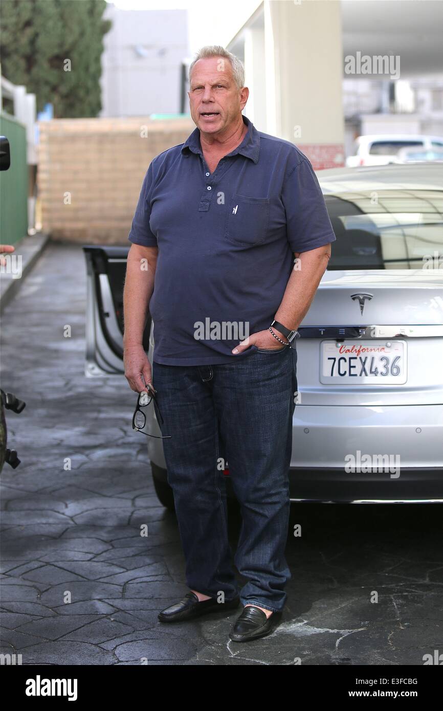 Steve Tisch owner of new York Giants leaves Ebaldi restaurant Featuring ...