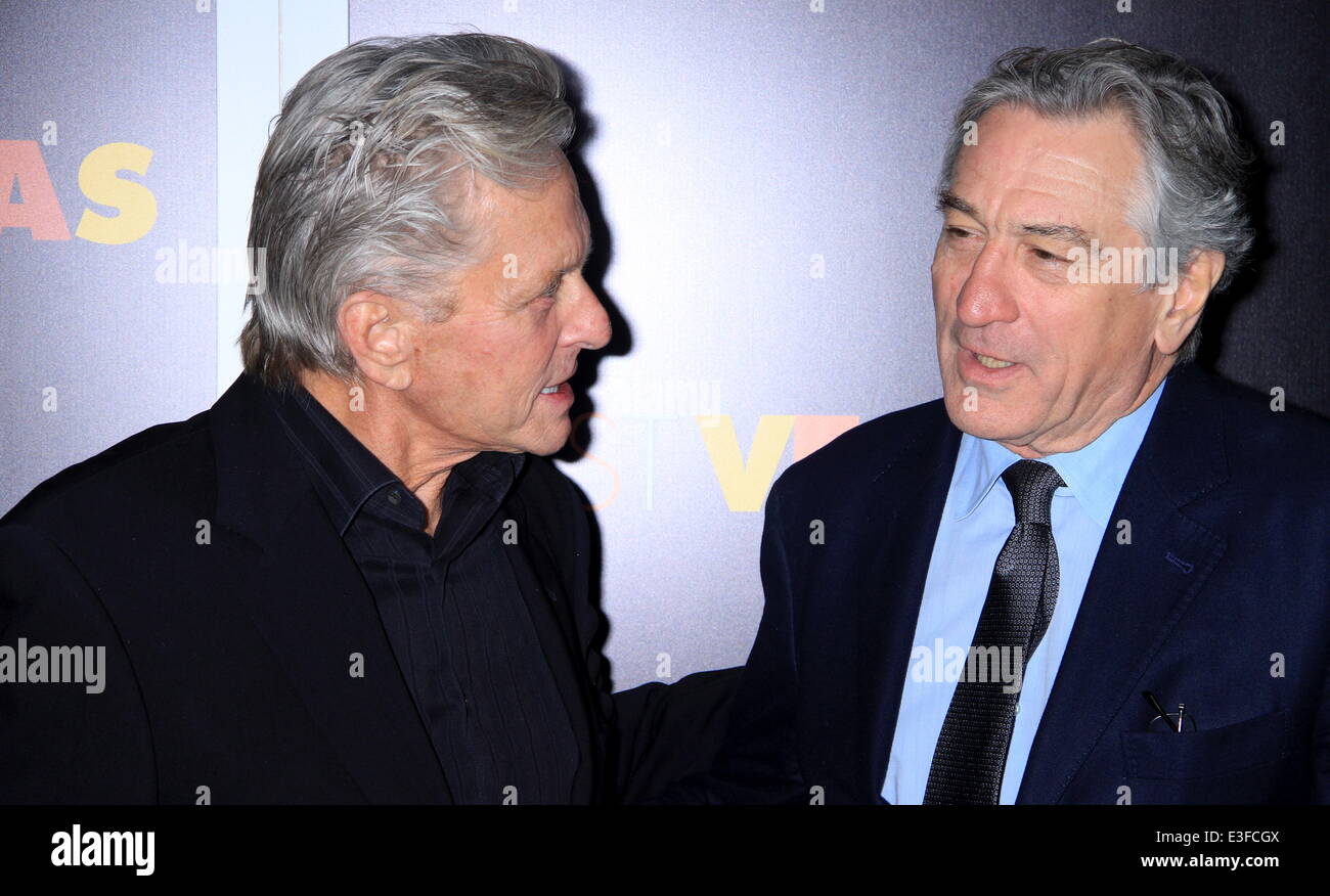 The cast of "Last Vegas" comes out to the Ziegfield Theater for the New ...