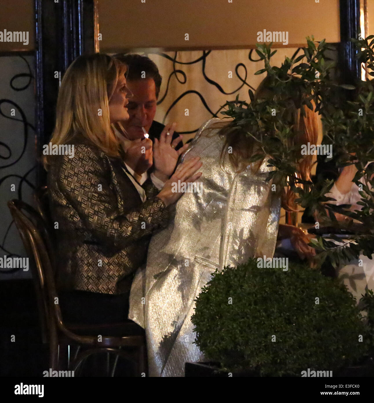 Trinny Woodall and Charles Saatchi seen getting very cosy on another ...