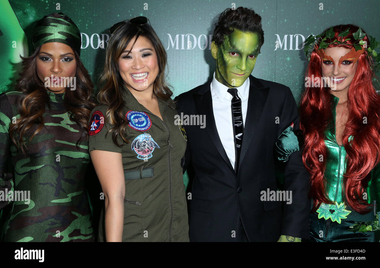 3rd annual Midori Green Halloween party held at Bootsy Bellows ...