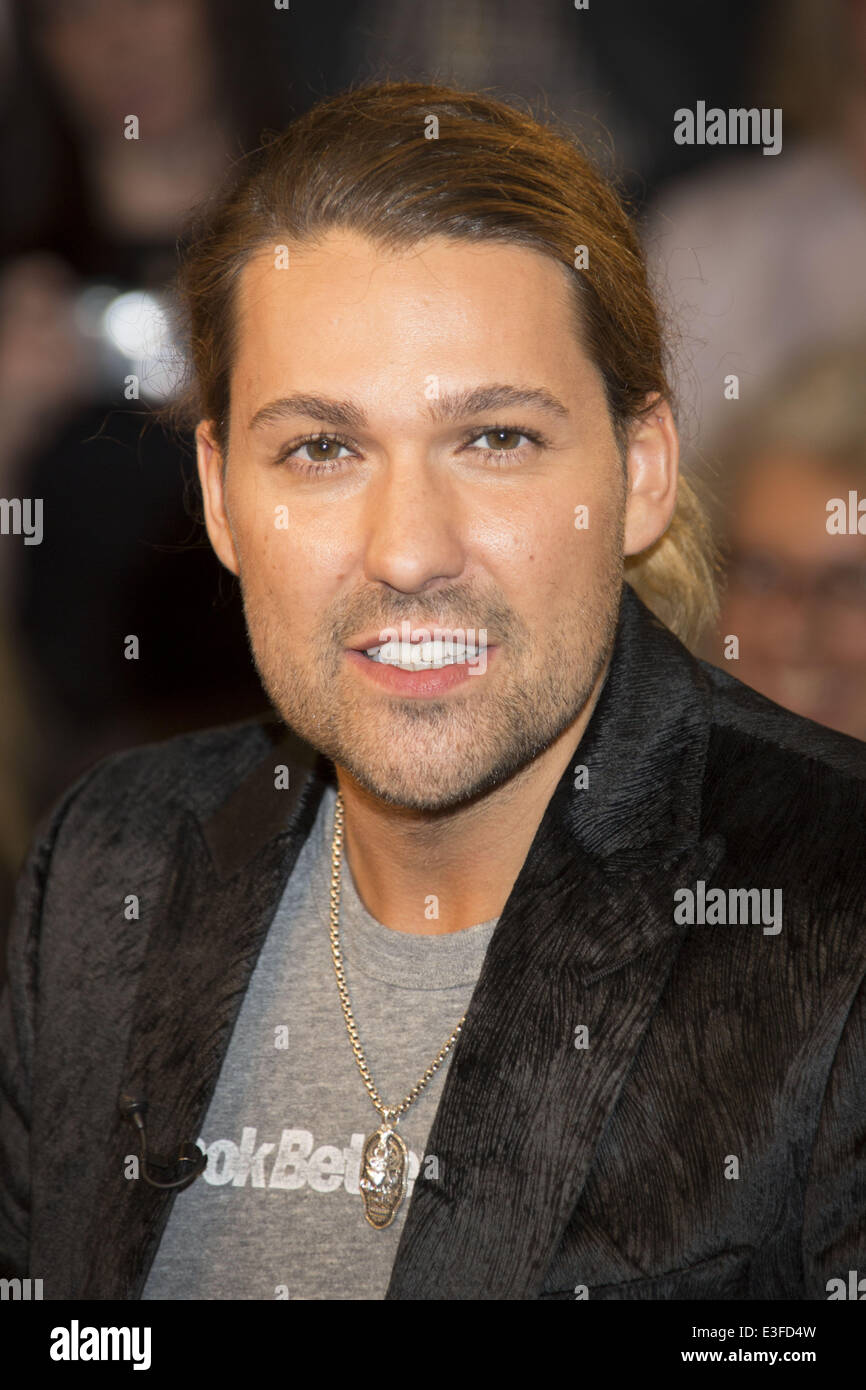 German ZDF TV talkshow Markus Lanz at Fernsehmacher-Studio Featuring ...