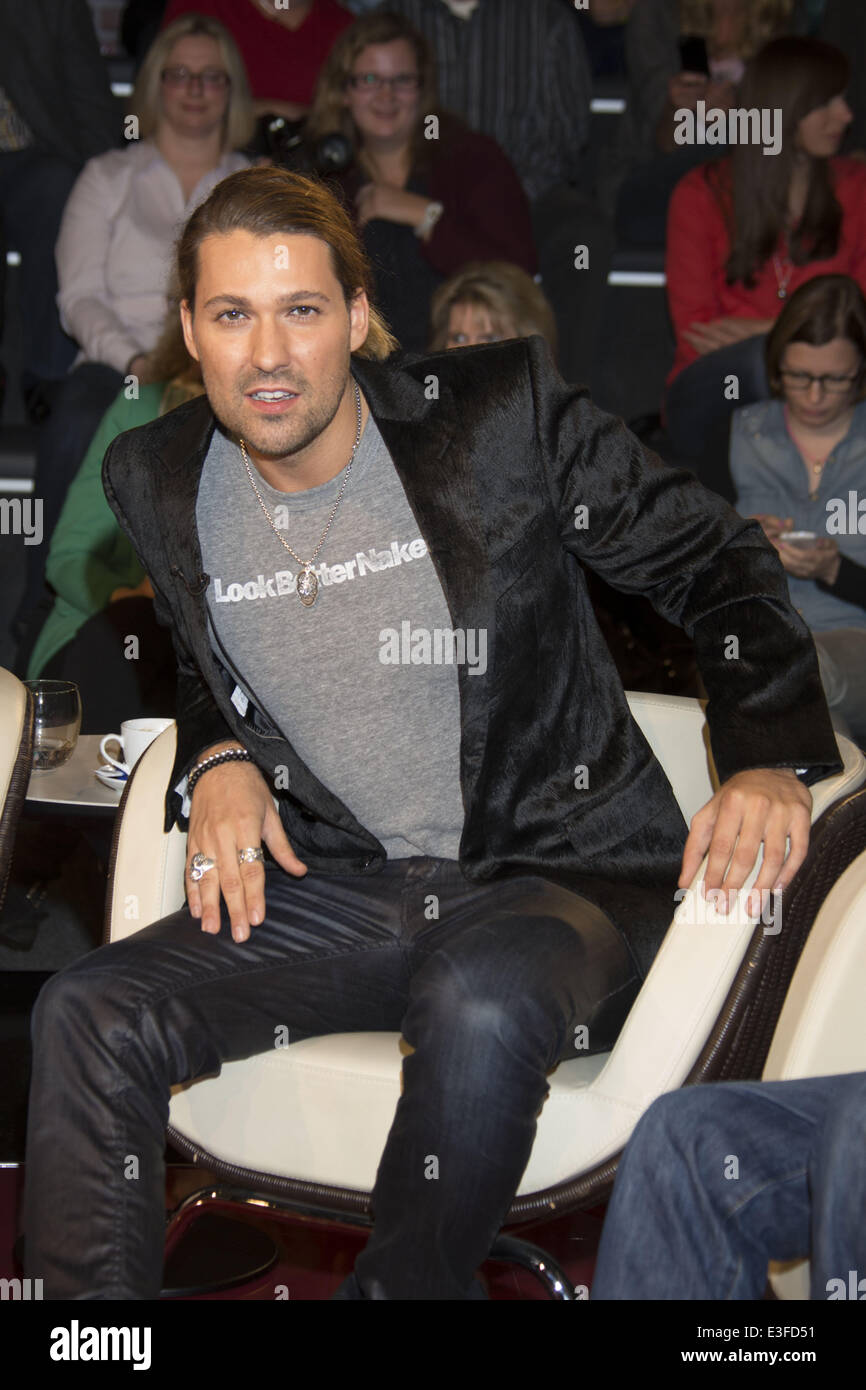 German ZDF TV talkshow Markus Lanz at Fernsehmacher-Studio Featuring ...