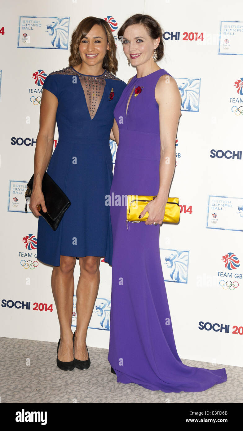 British Olympic Ball Featuring: Jessica Ennis-Hill,Victoria Pendleton ...