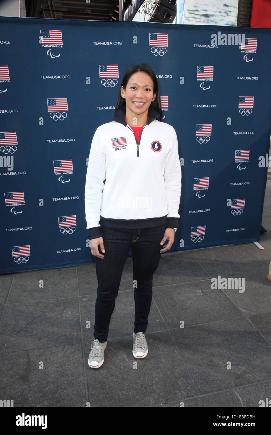 Times Square To Present USOC 100 Days Out Celebration Featuring: Julie ...