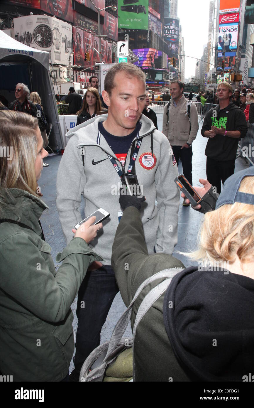 Times Square To Present USOC 100 Days Out Celebration Featuring: Billy ...