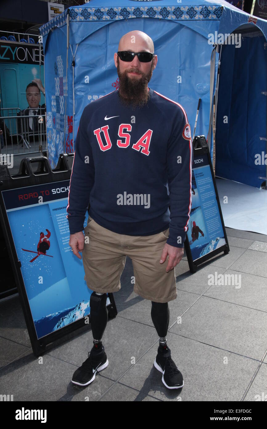 Times Square To Present USOC 100 Days Out Celebration Featuring: Heath ...