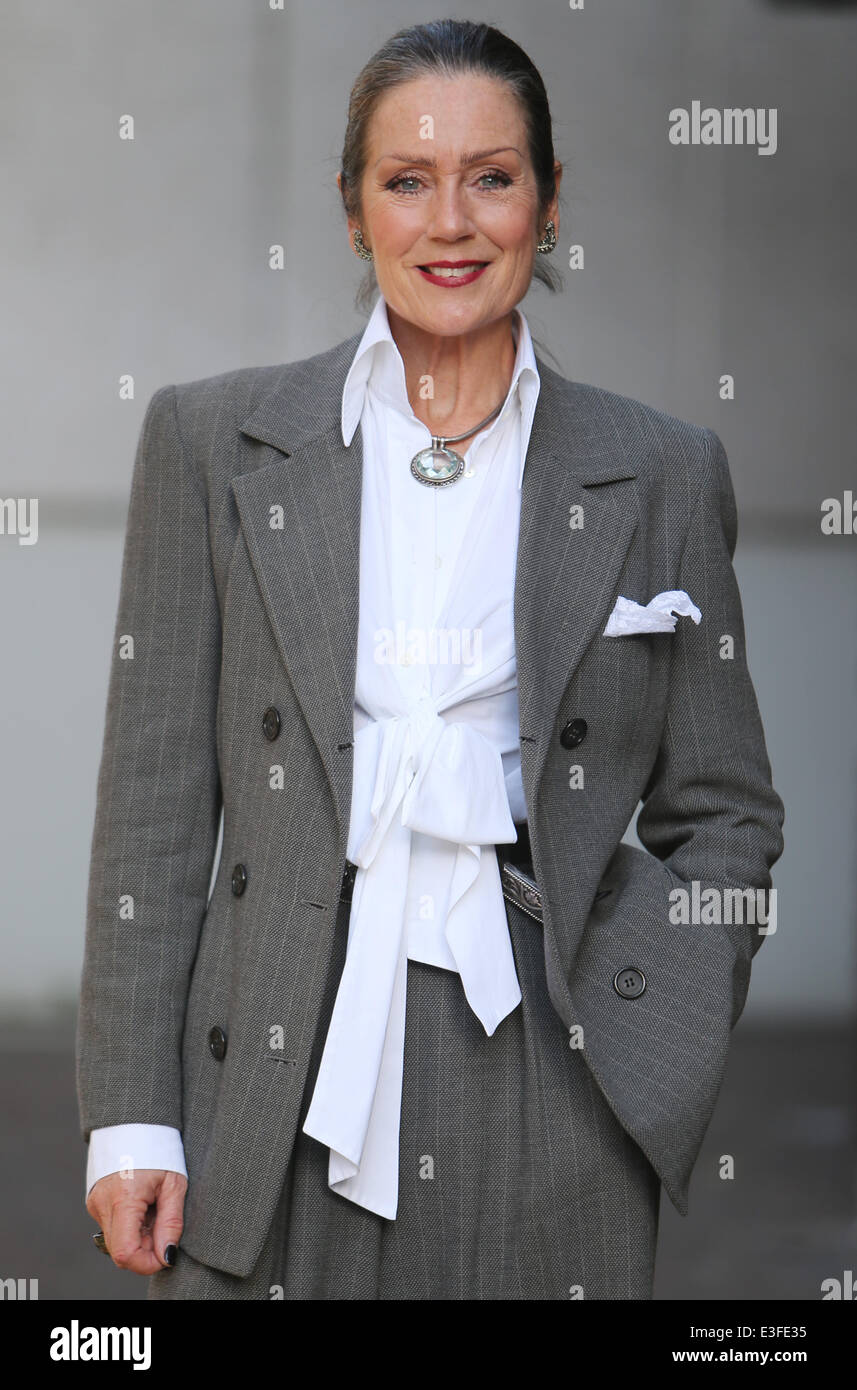 Lorraine Chase outside the itv studios Featuring: Lorraine Chase Where ...