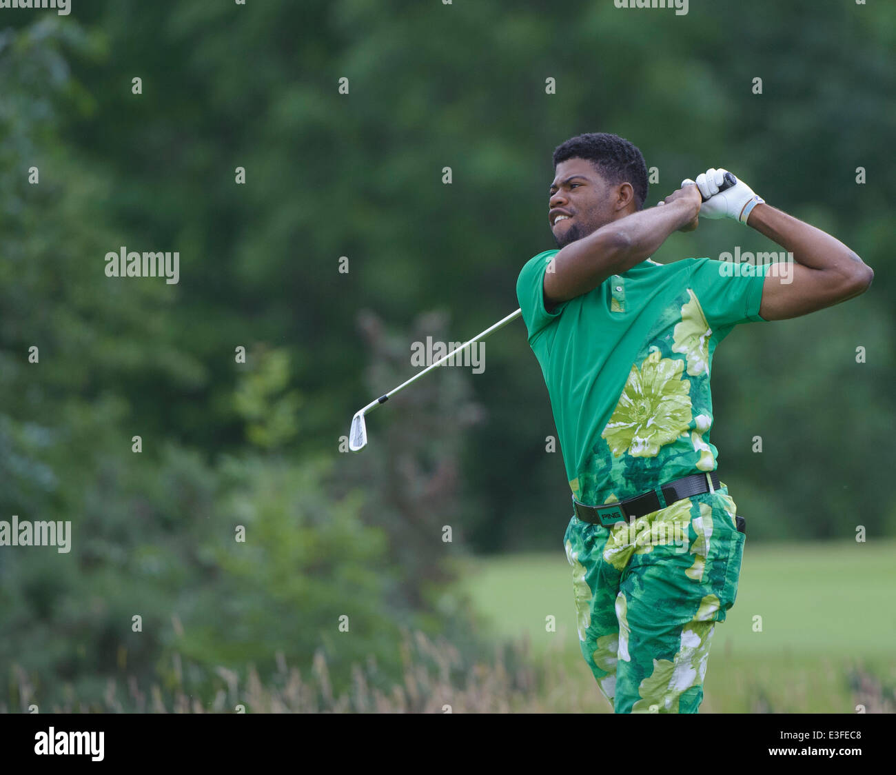 Ash, Kent, UK. 23rd June, 2014. The Open Golf Regional Qualifier played ...