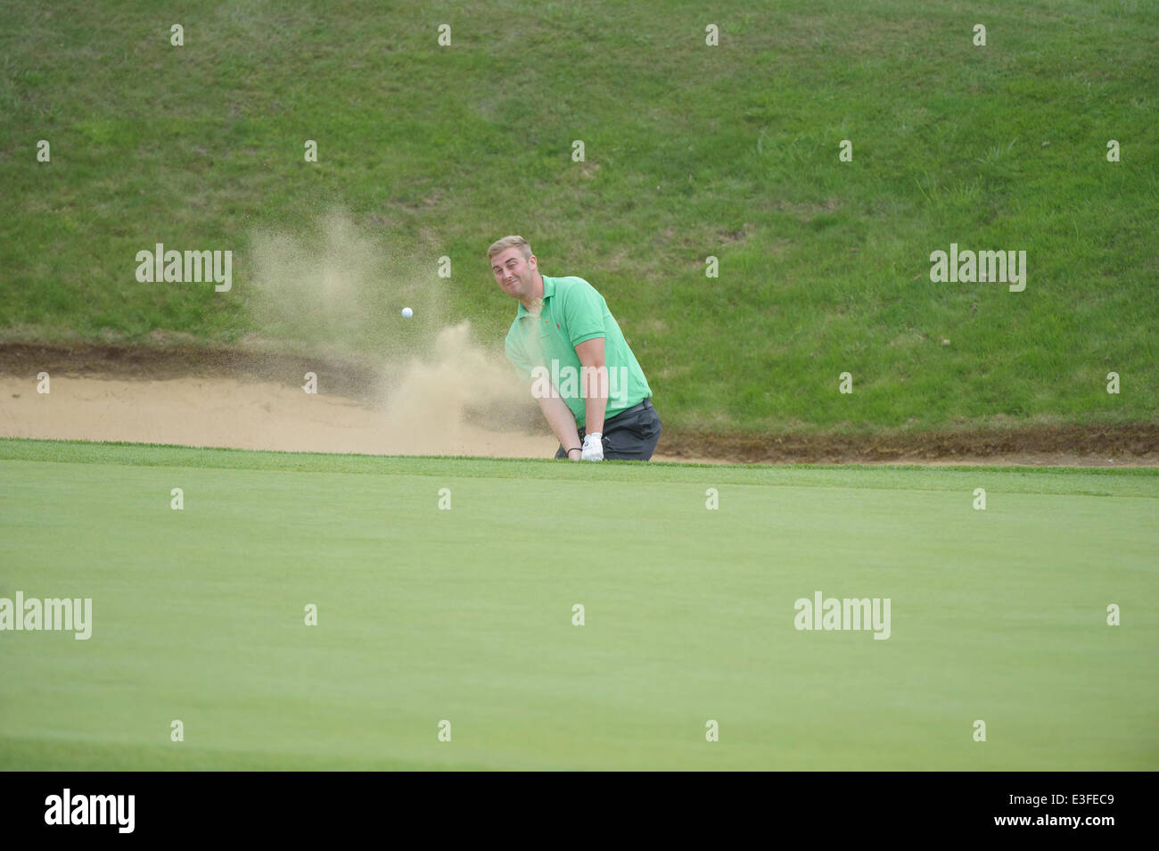 Ash, Kent, UK. 23rd June, 2014. The Open Golf Regional Qualifier played ...