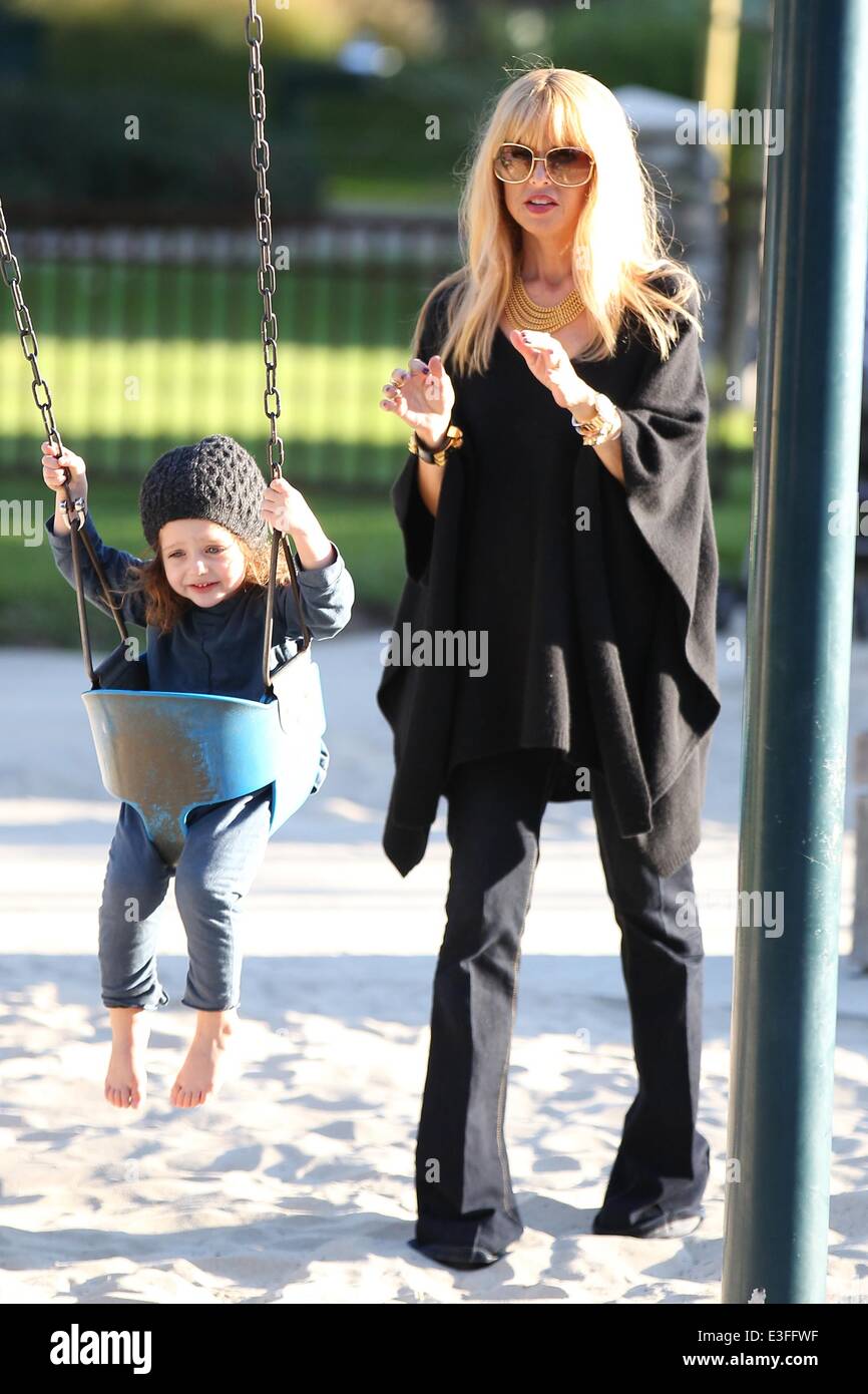 Rachel Zoe and Rodger Berman spend time with their son, Skyler, at ...
