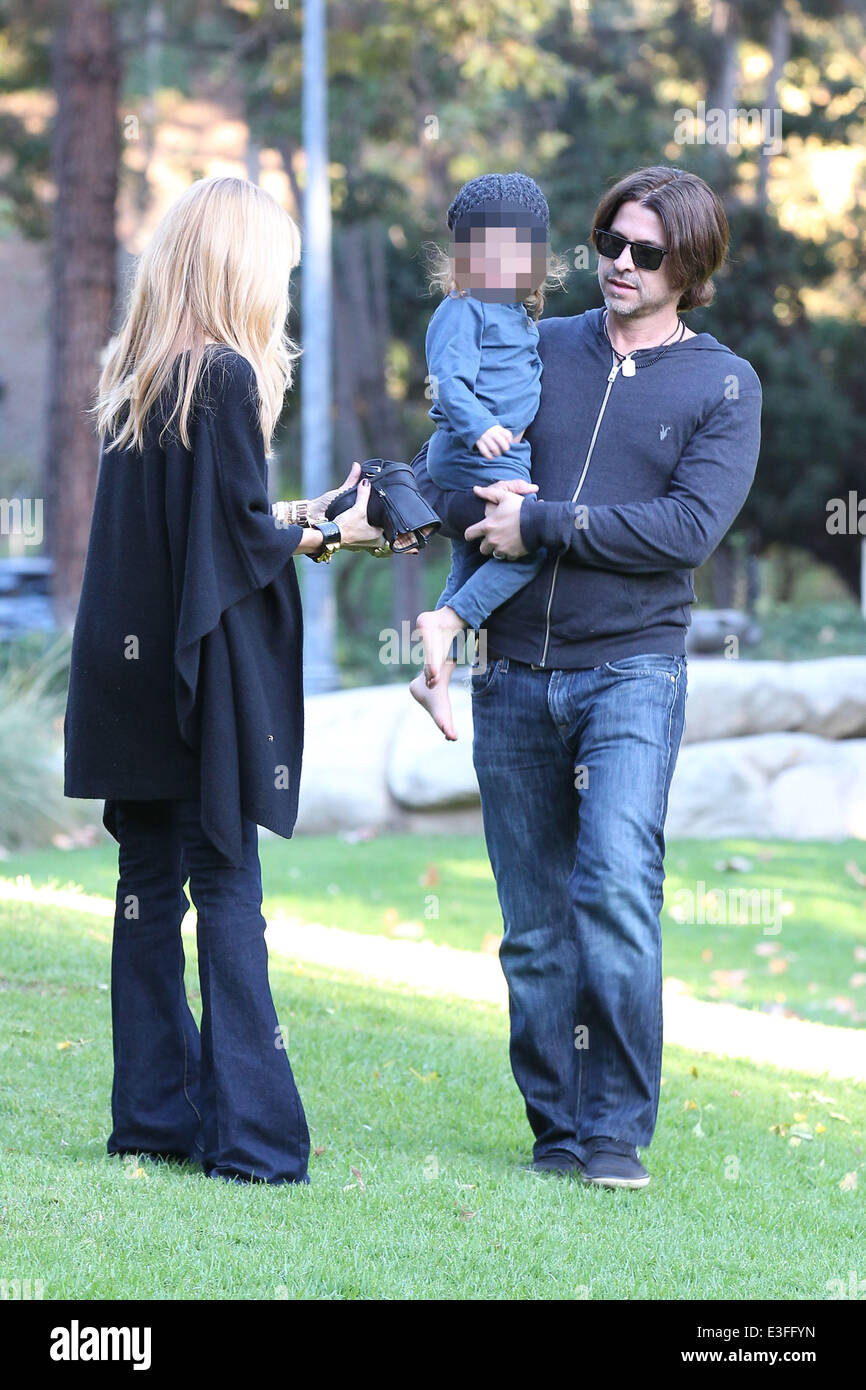 Rachel Zoe and Rodger Berman spend time with their son, Skyler, at ...