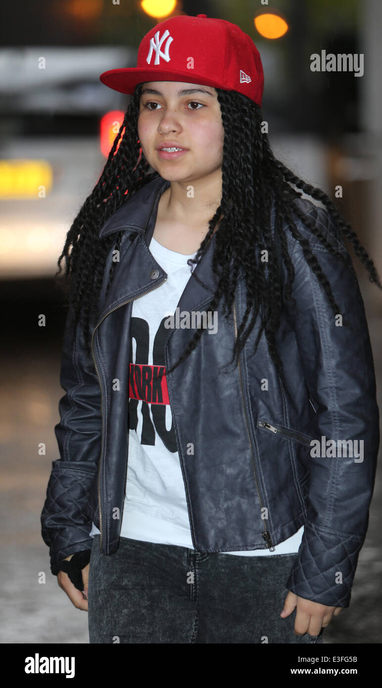 Gabz seen outside the itv studios Featuring: Gabz Where: London, United ...