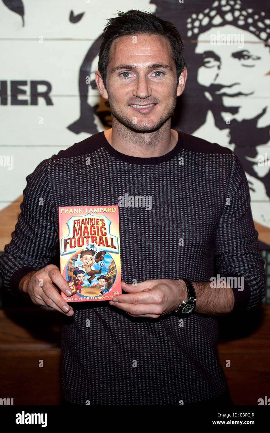 Frank Lampard signs copies of his children's book, 'Frankie versus the ...