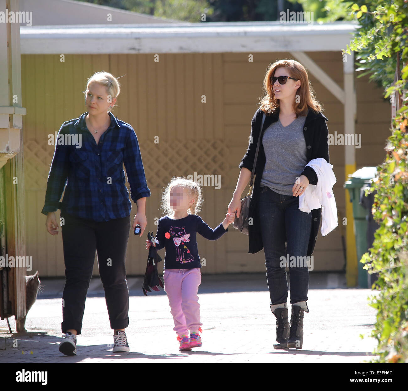 Amy Adams with daughter Aviana out and about in Studio City Featuring ...
