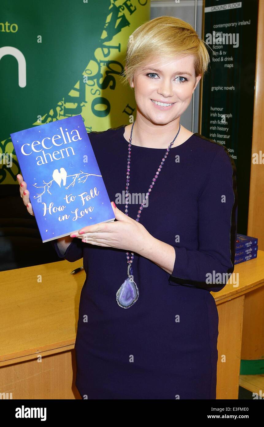 Cecelia Ahern signs her new book 'How to Fall in Love' at Easons O ...