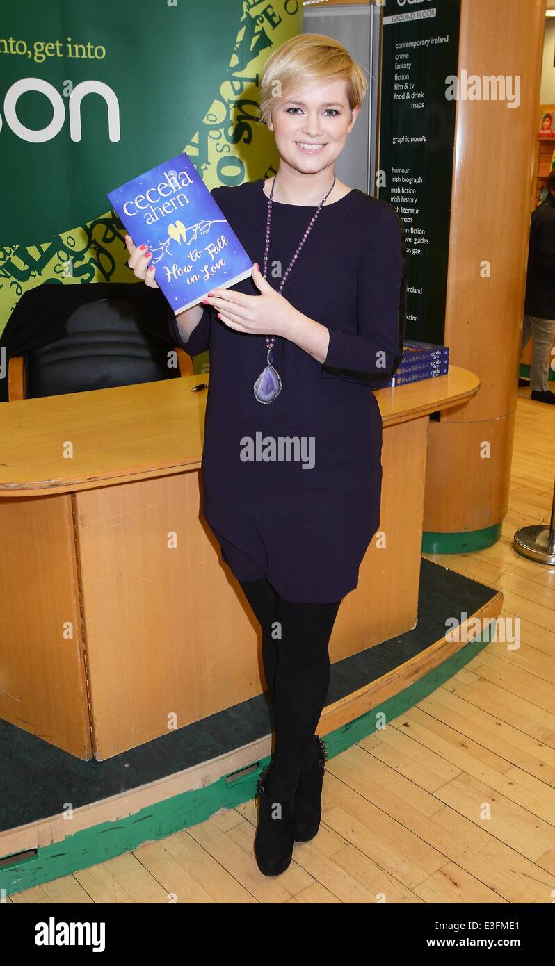 Cecelia Ahern signs her new book 'How to Fall in Love' at Easons O ...