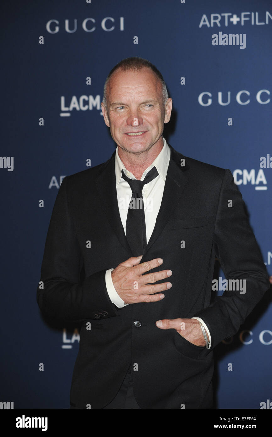 LACMA 2013 Art and Film Gala Featuring: Sting,Gordon Sumner Where: Los ...