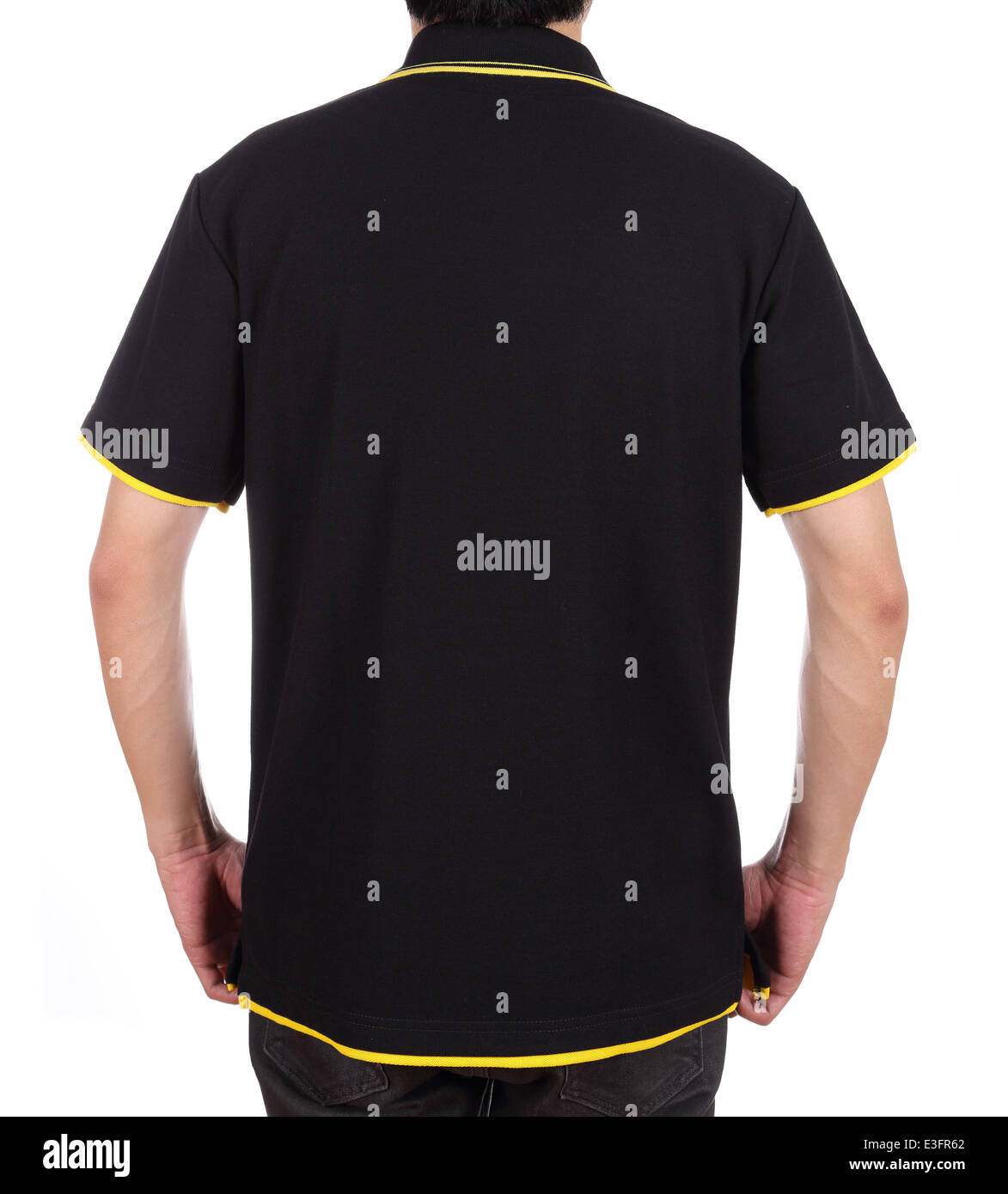 Black polo shirt hi-res stock photography and images - Alamy