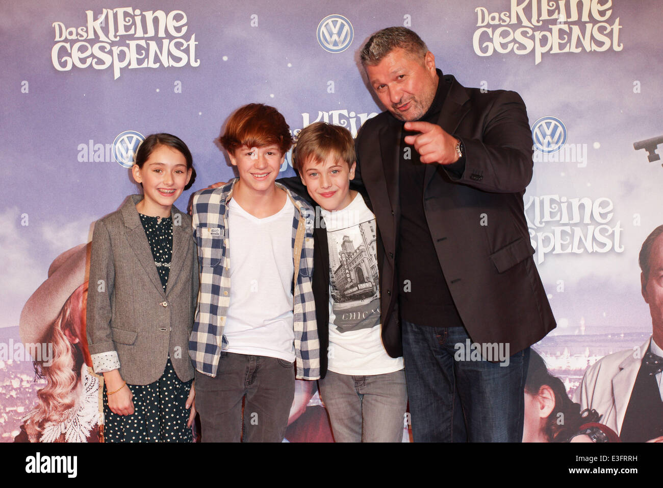 German premiere of the movie Das kleine Gespenst at Mathaeser ...