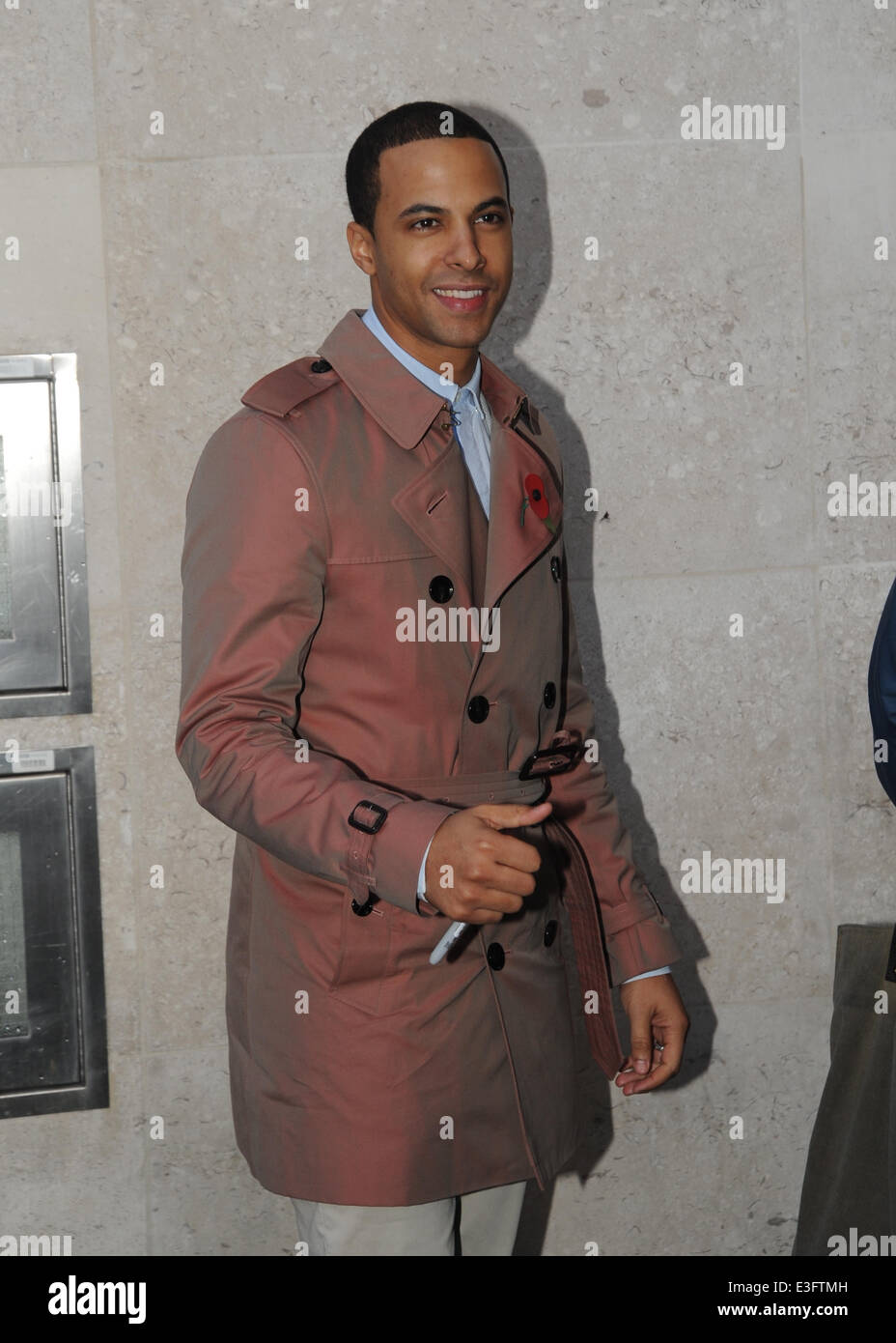 Marvin Humes of JLS pictured at bbc radio 1 Featuring: Marvin Humes ...