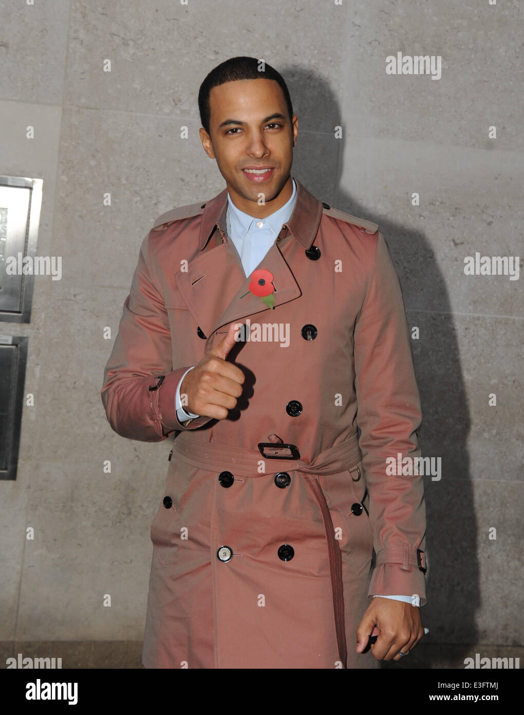 Marvin Humes of JLS pictured at bbc radio 1 Featuring: Marvin Humes ...