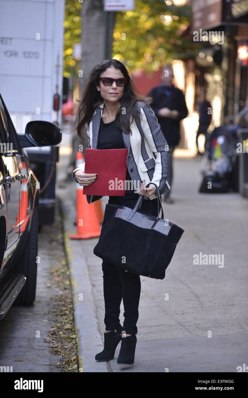 Bethenny Frankel on the school run to pick up daughter Bryn Hopper ...